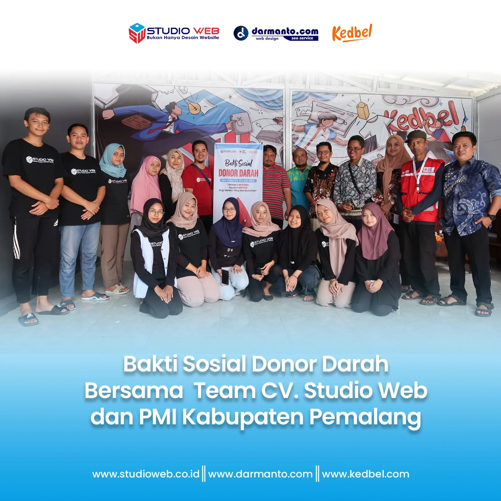 Bakti Sosial Donor Darah CV.Studio Web dan PMI Kab.Pemalang - Studio Web